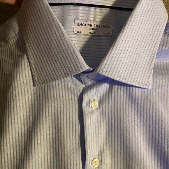 English threads | Shirts | Nwt Englishthreadsmens Dress Shirt Sz 85 ...
